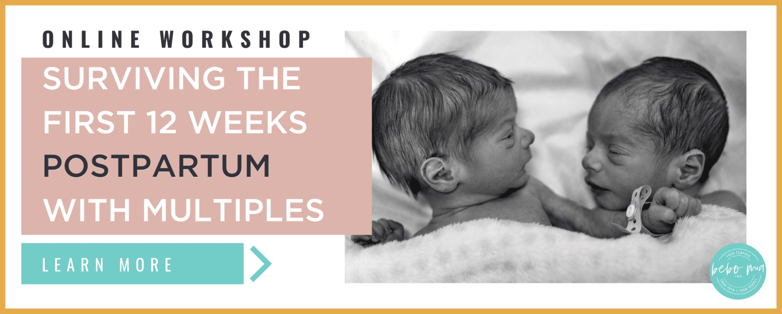 How to manage your postpartum with twins - Bebo Mia