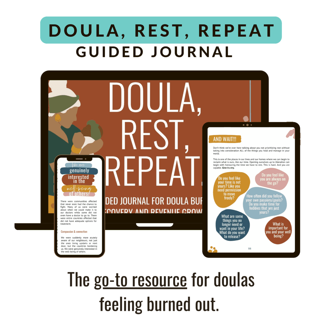 Doula, Rest, Repeat Guided Journal
